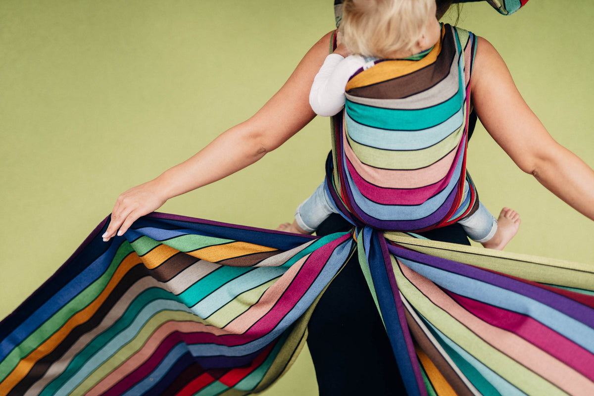 What size wrap do I need? Long Woven Wrap sizing – Mama & Roo's