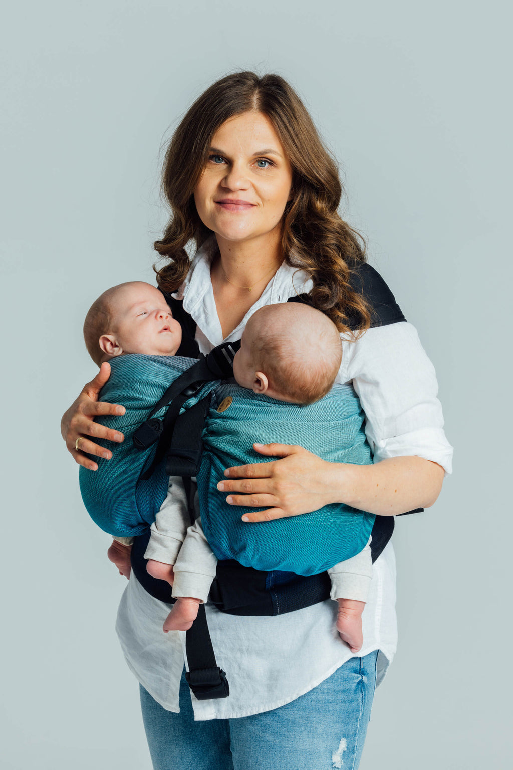 LennyTwin - Airglow - Twin Carrier & Hip Sling | Mama & Roo's