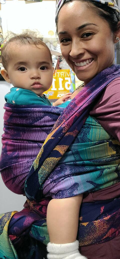 Long Woven Wrap, Peanut Butter | Mama & Roo's