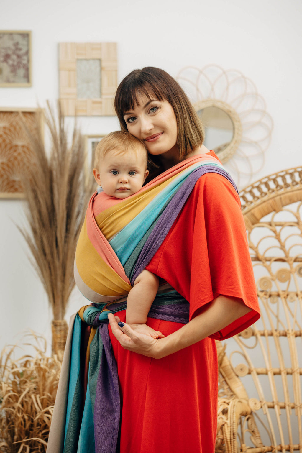 Long Woven Wrap, Pastels | Mama and Roo's – Mama & Roo's